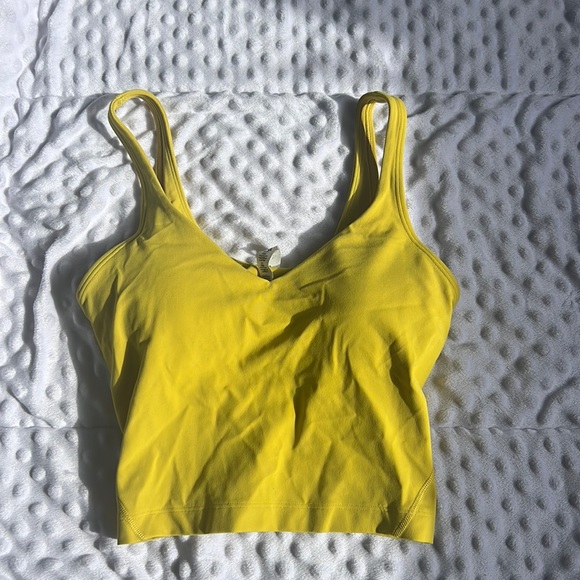 lululemon athletica | Tops | Lululemon Yellow Align Tank | Poshmark
